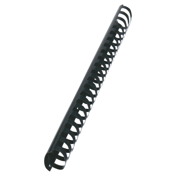 GBC CombBind Binding Combs, 45mm, 390 Sheet Capacity, A4, 21 Ring, Bla ...