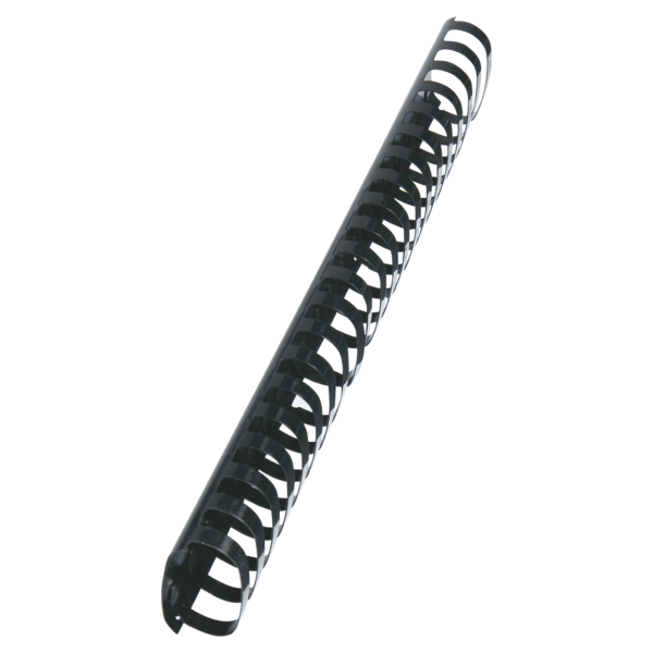 GBC CombBind Binding Combs, 51mm, 450 Sheet Capacity, A4, 21 Ring, Bla ...