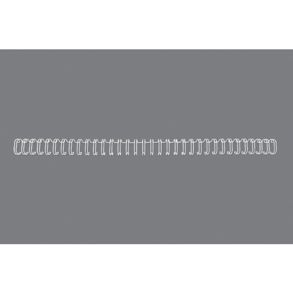 GBC WireBind Binding Wires 3:1 No.8, 12.5mm - A4 White (100 ...