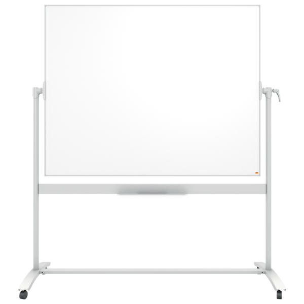 Nobo Classic Steel Mobile Dry Wipe Whiteboard with Horizontal Pivot (F ...