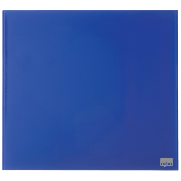 Nobo Glass Small Whiteboard, Blue, Magnetic Tile, 300 X 300mm ...