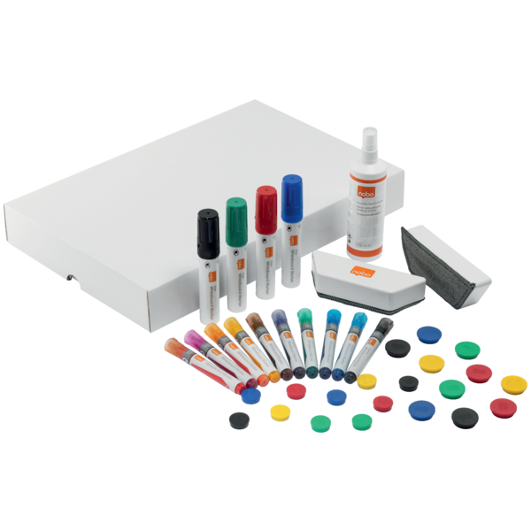 Nobo Move & Meet Mobile Collaboration System Whiteboard Accessory Kit ...