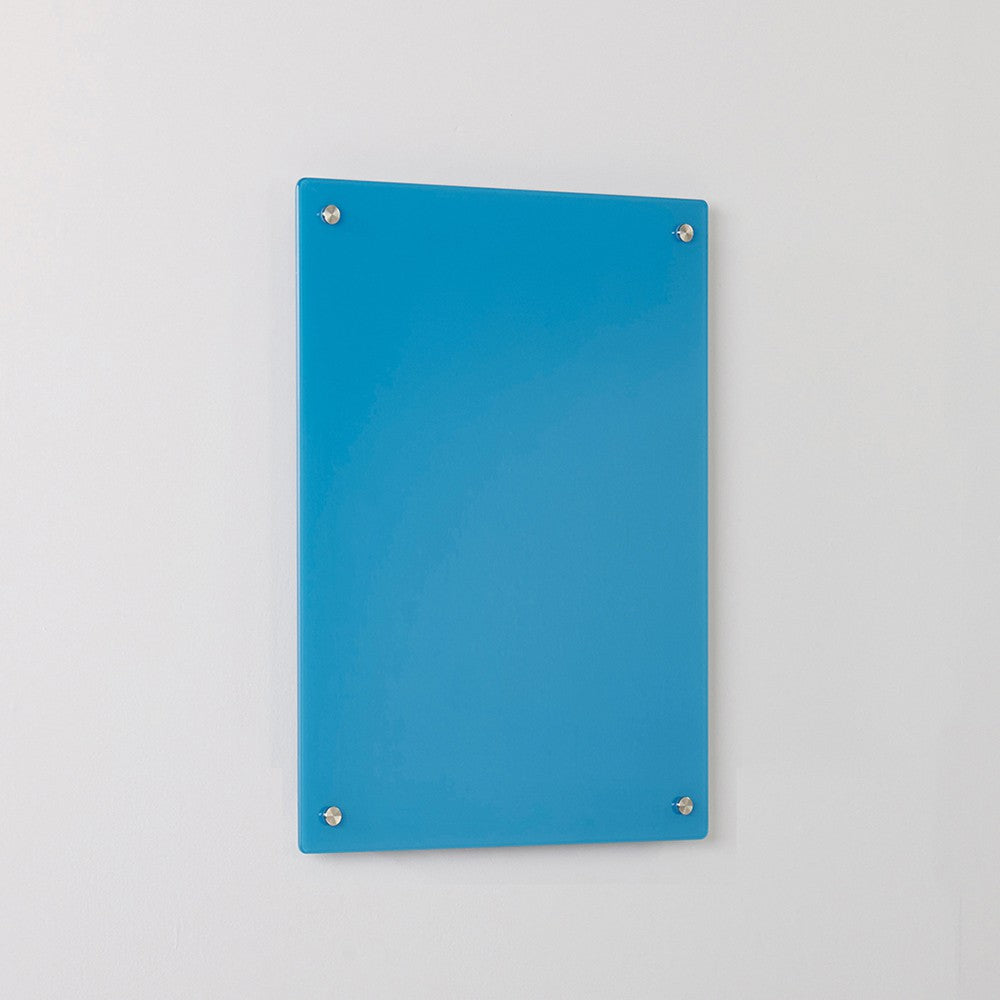 WriteOn Coloured Glassboard 450 x 600mm Sky Blue – Whiteboard Shop UK
