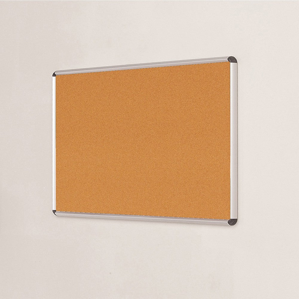 Shield Design cork noticeboard - 1200x1200mm Various Frame Colours ...