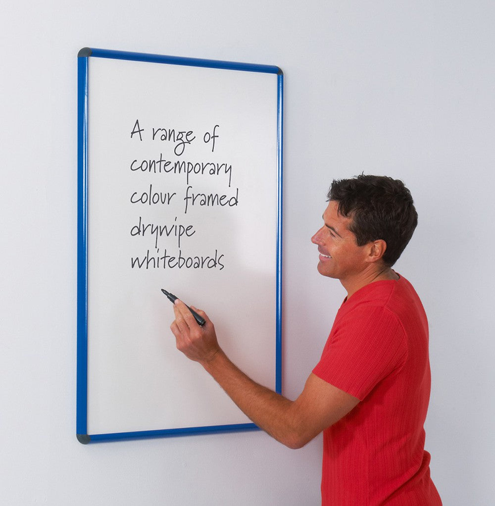 Shield Design Whiteboard - 1200x2400mm Various Colour Frames ...