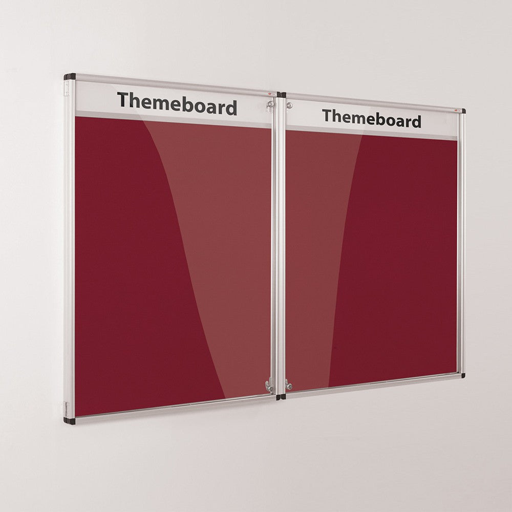 Themeboard Tamperproof Noticeboard - 1200 x 1800mm Various Colours ...